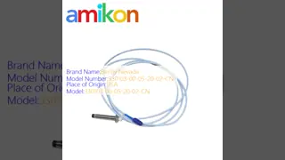 Bently Nevada 330103 00 05 20 02 CN Proximity Probe Overview