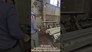 Automatic cnc angle notching machine