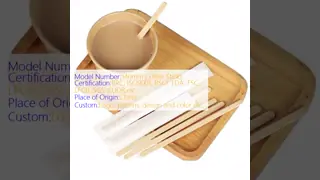 Eco Friendly 140mm Wooden Coffee Stirrers