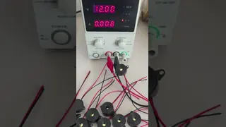 TAIMI 2312 12V 24V wire type piezo alarm buzzer