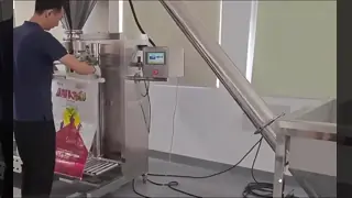 CE LC-FXC25-700 10kg-30kg Woven bag plastic bag Bag-clamping and weighing powder packaging machine