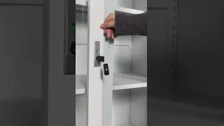Modern Sliding Glass Door Steel Filing Cabinet for Office