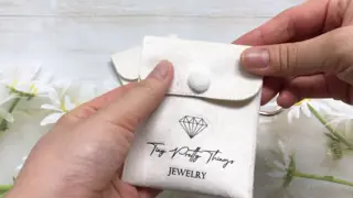 custom velvet envelope pouch with button