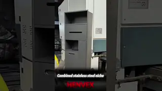 Custom Stainless Steel Bathroom Niche with Trash Can