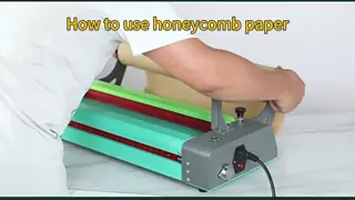 Eco-Friendly Recyclable Kraft Honeycomb Paper Roll