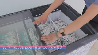Premium Commercial Ice Cream Freezer Precision Cooling