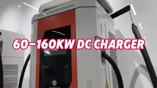 60-160 kW Dual Gun DC Fast EV Charger with IP54 Weatherproof Protection for Commercial Use