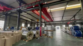 Our raw material warehouse of tinplate、tin-free steel 、galvanized steel、BP