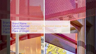 Durable Aluminum Perforated Metal Sheets for Modern Design