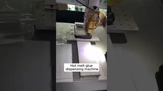 automatic dispensing machine with hotmelts for mobile phone shell