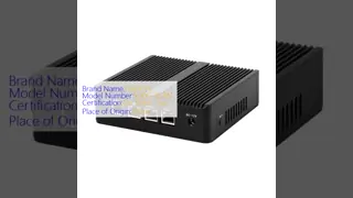 Powerful Mini PC Router Quad Ethernet Secure Network