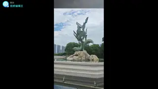 Outdoor Bronze Sculpture Casting Dolphin For Plaza Decoration