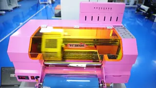 ZYJJ UV-DTF300 Crystal Label Printer — Auto Peeling DX7 UV DTF Sticker Roll Machine