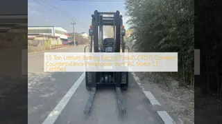 Efficient Lithium Electric Forklift CPD15 Warehouse Solution