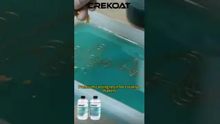 Epoxy resin can be polished and carved.