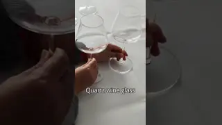 High Purity Quartz Wine Glass