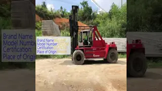 Certified Kalmar DRD200 20 Ton Port Forklift Low Hours