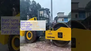 LIUGONG 6636E 36 Ton Roller Used Heavy Compactor Solution