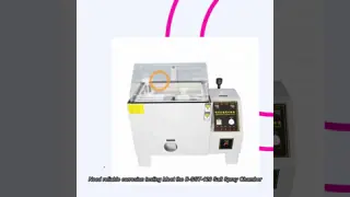Fishing reel metal parts salt spray chambers: seawater salt fog resistance test