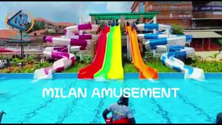 Aqua Park Adult Swimming Pool with Water Slides Produced by China Manufacturer MILAN
