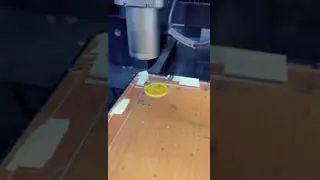 On site shooting of colored glass laser cutting