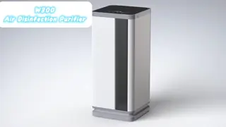 No More Expensive Filters! W300 Filterless Air Purifier for Dust, Smoke & Bact