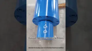 280 100-230 Helical Rotary Actuator with 230 Degree Rotation for Heavy Duty Machinery