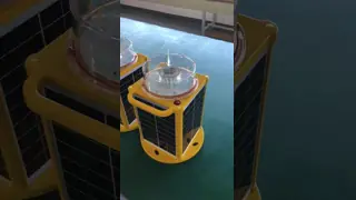Solar Powered LED Marine Lanterns Beacon Light 3 - 8NM