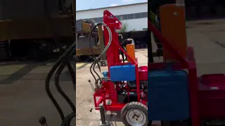 Portable Diesel Water Well Drilling Rig 150m Depth