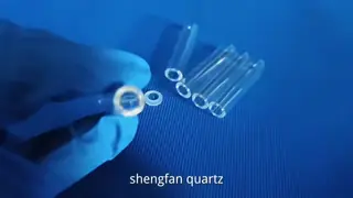 High Temperature Resistant Quartz Glass Test Tube 1100C