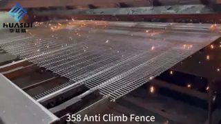 358 Fence Anti-Climb High Security Wire Mesh Clear View Welded Mesh Safety Airport