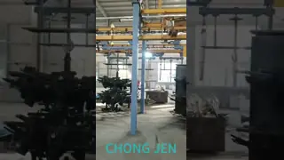 Overhead Conveyor Shot Blasting Machine for Metal Parts