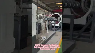 Vacuum Calibrating PE Insulated Pipe Extrusion Line for Industrial Use