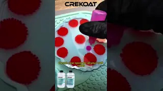 Don't blink, watch epoxy resin freeze beauty into eternity