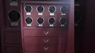 Piano Finish Jewelry Safe Box Watch Winder 140