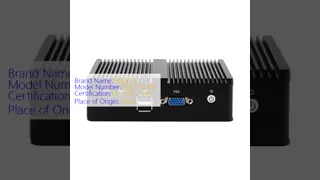 Fanless Firewall Mini PC Router