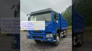Howo 6x4 Dump Truck 25 Ton Construction Site Solution