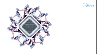 360° Airflow Ceiling Cassette AC | “Comfort Without Compromise” Multi-Directional Cooling System for