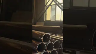 #Manufacturing#Swage Pole How Power Poles Are Made: Swage Pole Manufacturing Process ⚡#Shorts