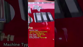 CO₂ Laser Marking and Cutting All - in - One Machine