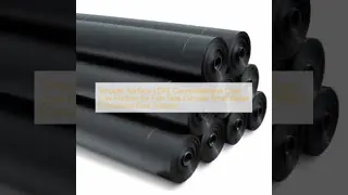 Smooth LDPE Geomembrane Liner for Efficient Water Flow