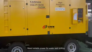 High Efficiency Industrial Diesel Air Compressor for Drilling
