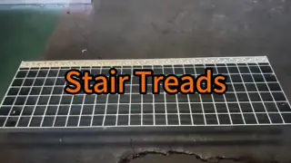 Durable Hot Dipped Galvanized Steel Stair Treads