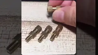 Precision M4 Brass Threaded Components CNC Machining