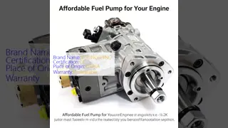 Premium Diesel Fuel Injection Pump for Excavator Engines