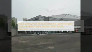 Rapid Deploy Industrial Steel Emergency Shelter Solutions
