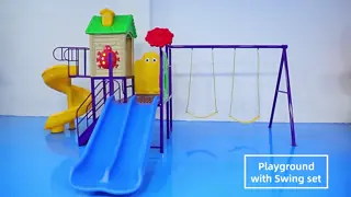 Durable Outdoor Playground Slide and Swing Sets for Kids