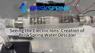 Seeing the Electric Ions' Creation of BriskSpring Water Descaler