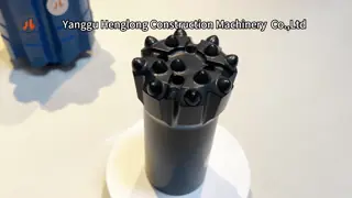 Heavy Rock Drilling Solution : 77mm T38 Threaded Button Bit High Wear Resistance