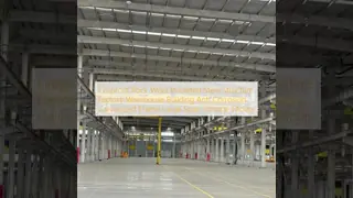 Fireproof Rock Wool Steel Warehouse Storage Solution